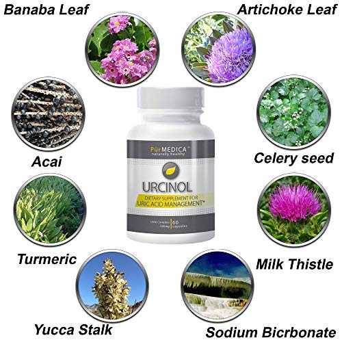 Urcinol - The Leading Uric Acid Supplement - 30 Day Supply. Premium ...