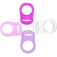 Amazon.com : 4Pcs Pacifier Adapter Rings Silicone Rings for Pacifier ...