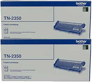 2 x Genuine Brother TN-2350 Black Toner Cartridges : Amazon.com.au ...