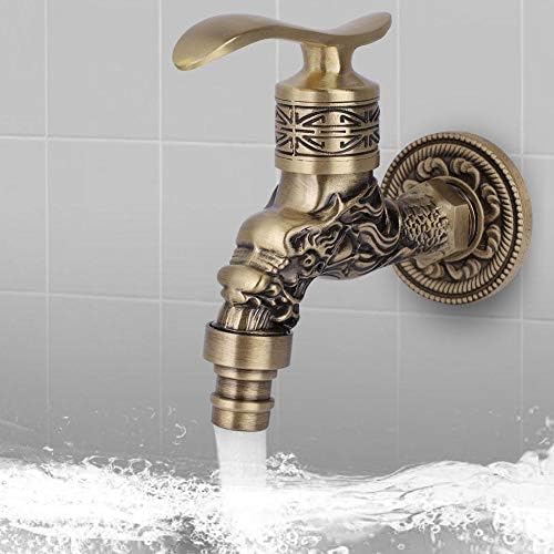 ViaGasaFamido Water Faucet Brass Structure Ancient Unique Dragon Head ...