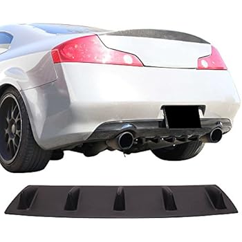 Amazon.com: Rear Bumper Lip Diffuser Fits 2003-2006 Infiniti G35 2Dr ...