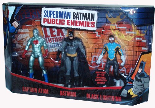 DC Comics Superman Batman Public Enemies Series 3 Pack 4 Inch Tall ...