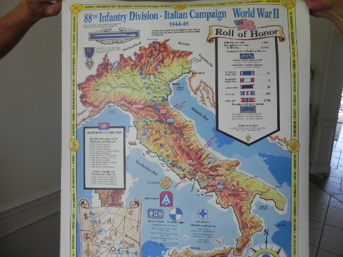 88th Infantry Division - Italian Campaign World War II Poster - World ...