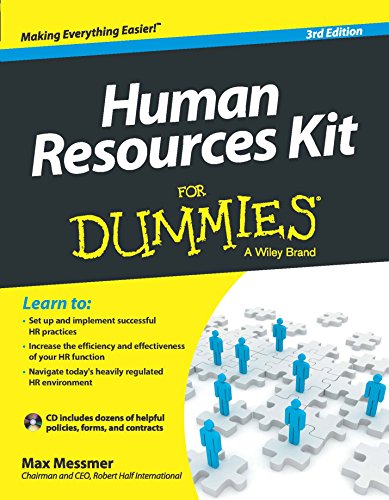 Human Resource Kit for Dummies, 3ed: Max Messmer: 9788126554478: Amazon ...