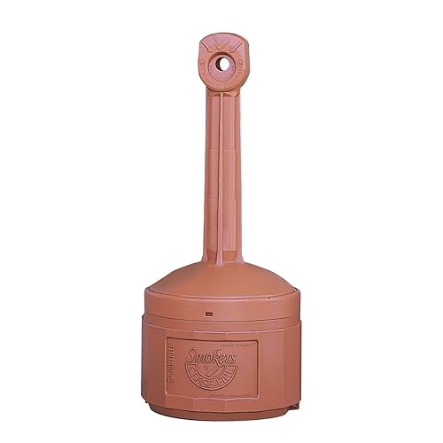 Justrite, Original Smoker’s Cease-Fire Outdoor Ashtray, Polyethylene ...