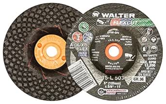 Walter Flexcut Premium Performance Flexible Grinding Wheel, Type 29 ...