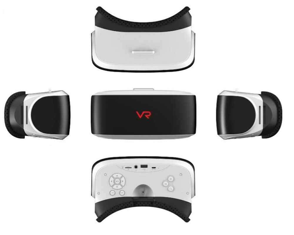 TechComm Metis 16GB 3D VR Headset with 360-Degree Gyroscope Wi-Fi Bluetooth