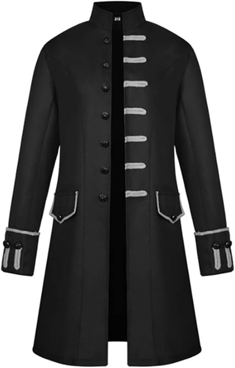 Amazon.com: Grand Duke Medieval Clothing Solid Color Fashion Steampunk ...