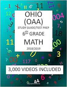 6th Grade OHIO OAA, 2019 MATH, Test Prep: 6th Grade OHIO ACHIEVEMENT ...