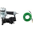 Metabo HPT NV45AB2 Roofing Nailer with Air Hose 1/4" x 100' - Amazon.com