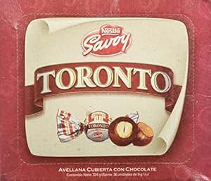 Amazon.com : Nestle Savoy Toronto Chocolate Covered Hazelnut Savoy 36 ...