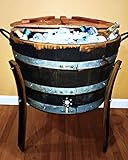 Reclaimed Wine Barrel Ice Chest - The Green Head