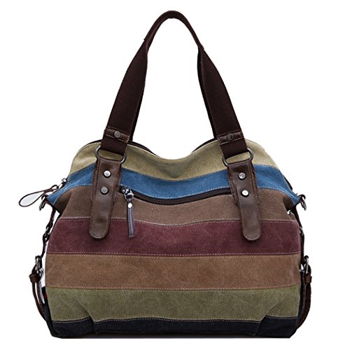 Coofit® Multicolor Borsa Tela Delle Signore Borsetta Messenger Bag ...
