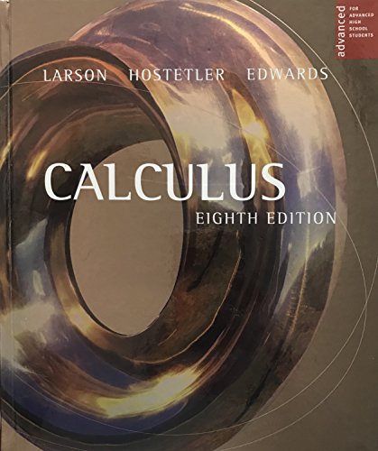 Calculus With Analytic Geometry: Larson, Ron, Hostetler, Robert P ...