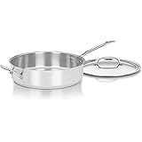 Cuisinart 733-30H Chef's Classic Stainless 5-1/2-Quart Saute Pan with ...