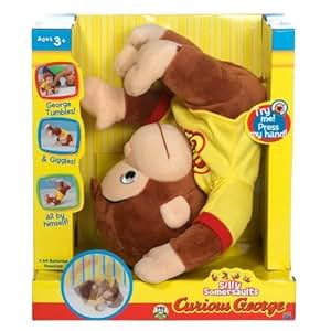 Amazon.com: Curious George 13" Plush Floppy Laughing Monkey: Toys & Games