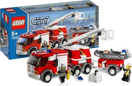 LEGO City Bomberos 7239 - Camión de Bomberos (Ref. 4519616): Amazon.es ...
