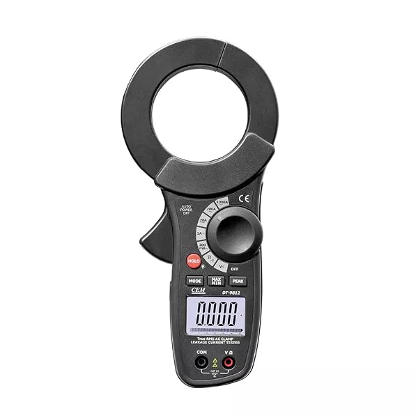 YuqiaoTime Leakage Current Tester clamp Meter CEM DT-9812 68mm Big jaw ...
