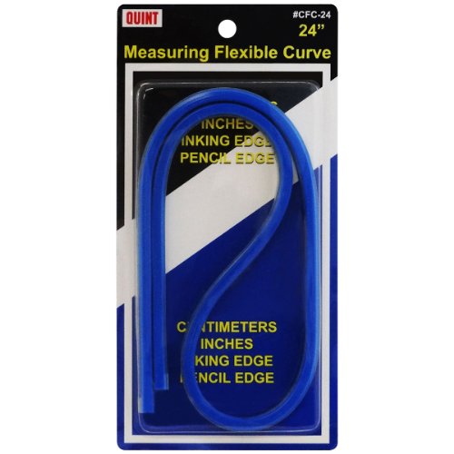 Quint Measuring Systems FC24 Flexible Curve Ruler, 24-Inch - Want It All