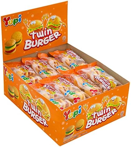 Yupi Twin Burger Shaped Gummy Candies 24 Pack 15 g price in UAE ...