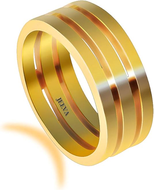 Buy Jeeva stone panchdhatu Gold Plated ( band ) Challa Ring for men ...