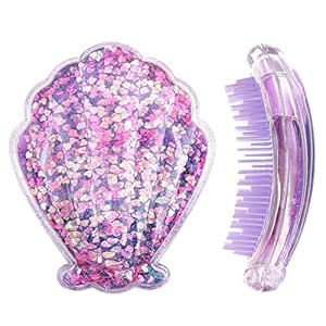 Amazon.com : Mermaid Detangling Hair Brush, Luxspire Christmas Hair ...