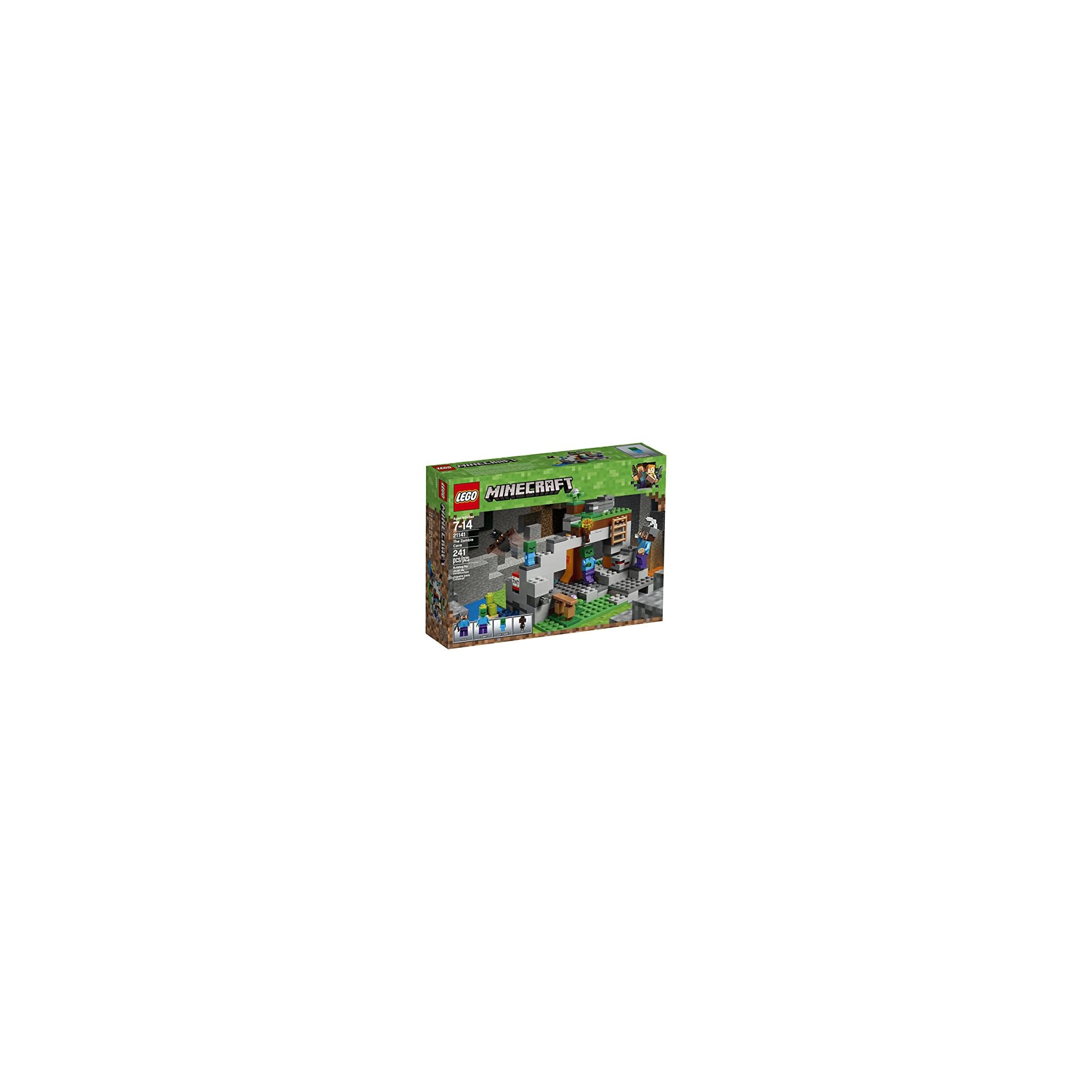 LEGO Minecraft The Zombie Cave 21141 Building Kit with Popular ...