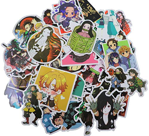 Demon Slayer Stickers [100pcs] Waterproof Vinyl Decoration for Laptop ...