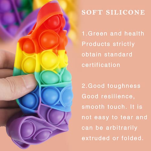 2 Packs Bubble Pop Poop it Fidget Toy, Sensory Anxiety Stress Relief ...