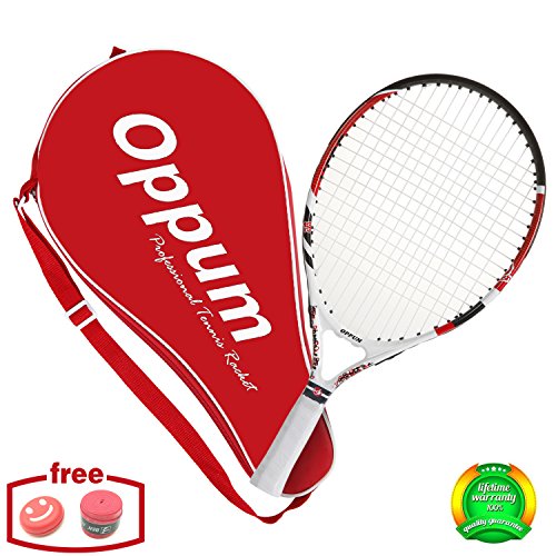 OPPUM US Open Junior Tennis Racket for Kids Children Toddlers, Coach ...
