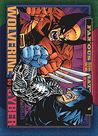 Amazon.com: 1993 Marvel Universe IV #161 Wolverine vs Cyber ...