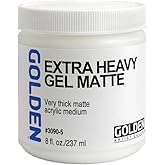 Amazon.com: Soft Gel Matte by GOLDEN, 8 fl. oz. Jar, Professional ...