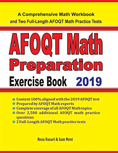 AFOQT Math Preparation Exercise Book: A Comprehensive Math Workbook and ...
