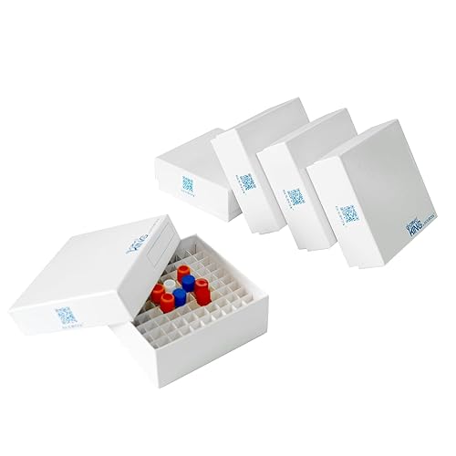 CryoKing 100 Place Cardboard Cryoboxes 2 Inch Lab Freezer Boxes Cryo ...