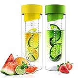 Flavour It - Glass Water Bottle Fruit Infuser