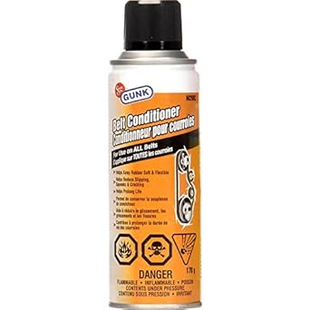 Amazon.com: Gunk Stop Slip Belt Dressing Spray for V-Belts and Flat ...