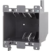 Carlon Shallow Outlet Box 20.0 Cu In Pvc 2 Gang Bulk6 - Electrical ...