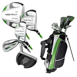 Amazon.com : AFFINITY Aspect Teen Complete Golf Set, Junior, Left Hand ...