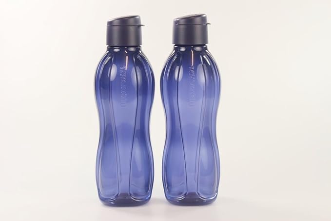 TUPPERWARE Eco Sport 1 L bleu foncé (2) Bouteille 28056: Amazon.fr ...