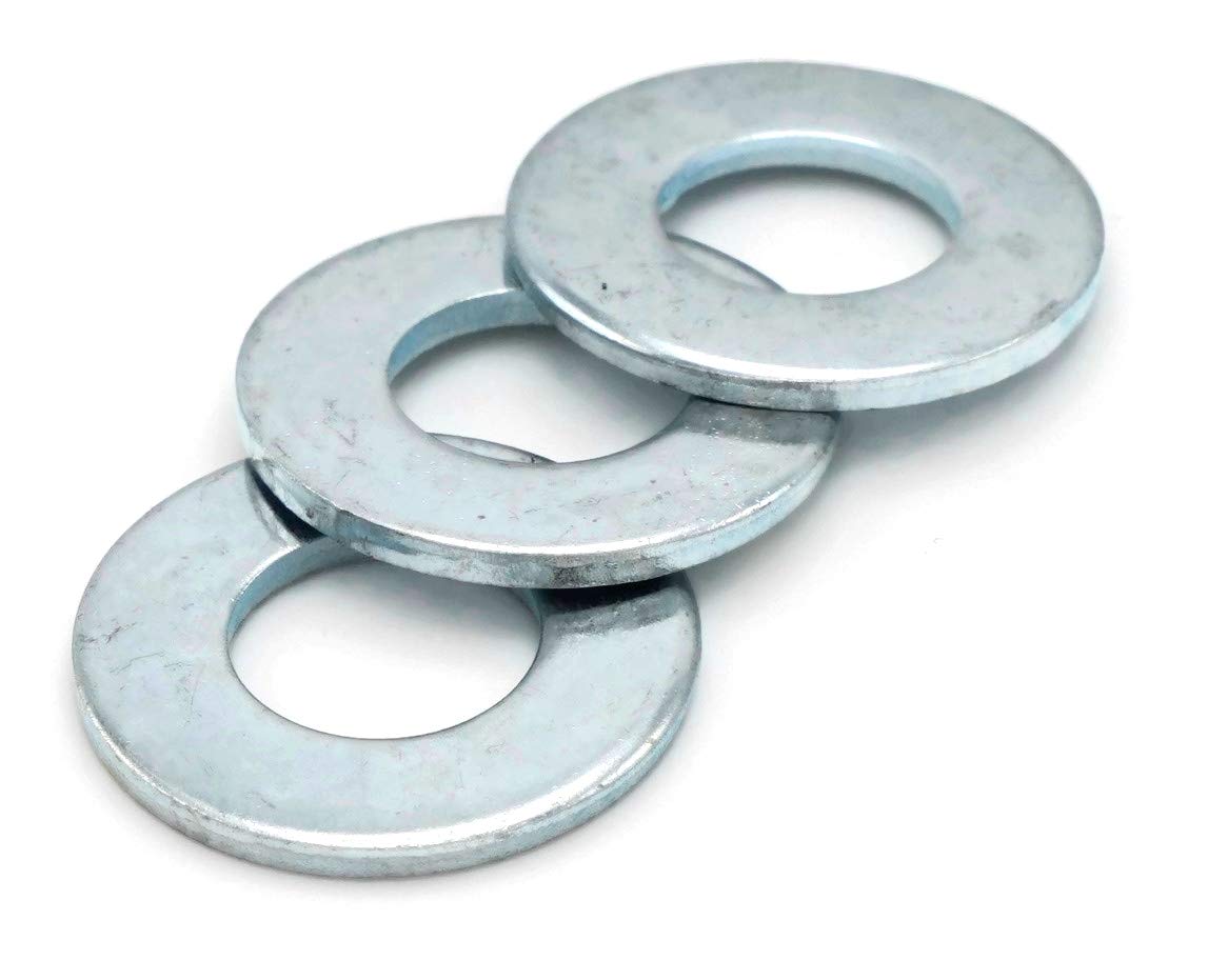 Flat Washers Zinc SAE - 1/4" (ID 0.281 x OD 0.625 x THK 0.076) - Qty ...