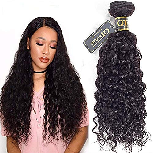 QTHAIR 12A Brazilian Water Wave Human Hair Bundle 1 Bundle 100g 18inch ...