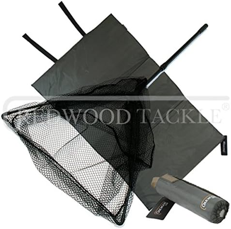 36" Carp Landing Net & 6ft Telescopic Fishing Carp/Pike Handle & Mat ...