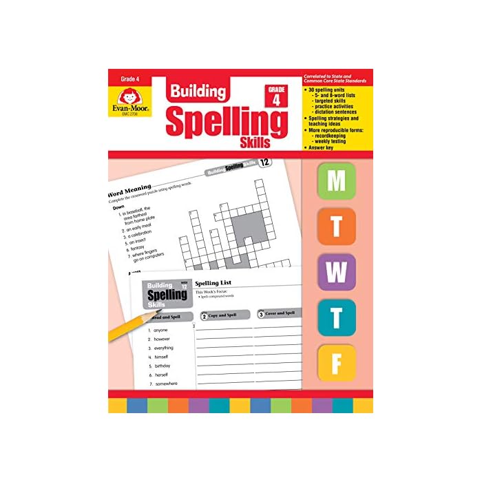 Buy Evan-Moor Building Spelling Skills, Grade 4 - Homeschooling ...