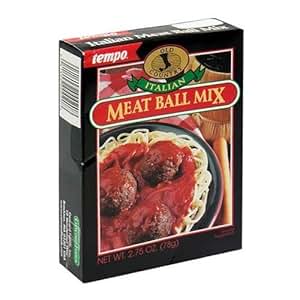 Amazon.com : Tempo Italian Meat Ball Mix - 2.75 oz : Grocery & Gourmet Food