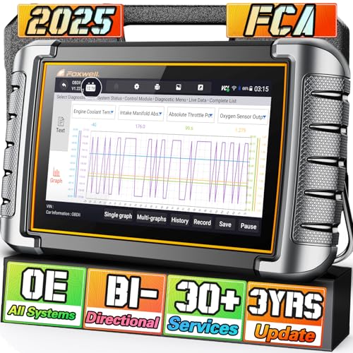Foxwell NT809 Bidirectional Scan Tool, Full System Car Scanner with 30 ...