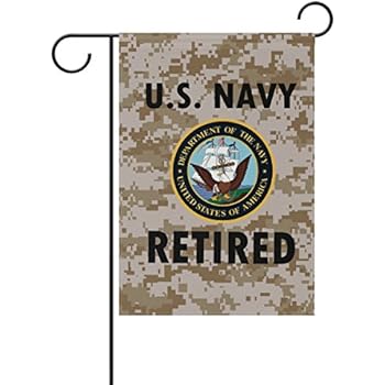 Amazon.com : Donnapink US Navy Retired United States Navy Weatherproof ...