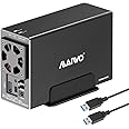 Amazon.com: MAIWO Dual Bay Hard Drive RAID Enclosure with Cooling Fan ...
