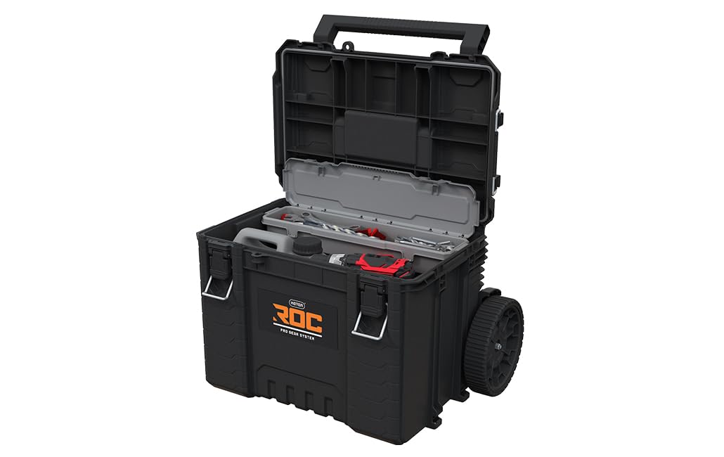 Keter ROC Pro Gear Heavy Duty Tool Storage System Black/Grey on Galleon ...