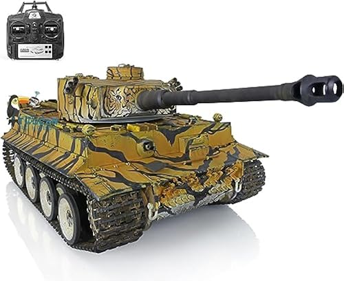 Heng Long German Tiger I RC Tank 1/16 7.0 FPV 3818 Collection Radio ...
