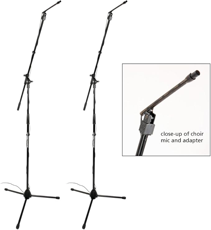 Amazon.com: PendoMax Choir Microphones with Stands package: Musical ...